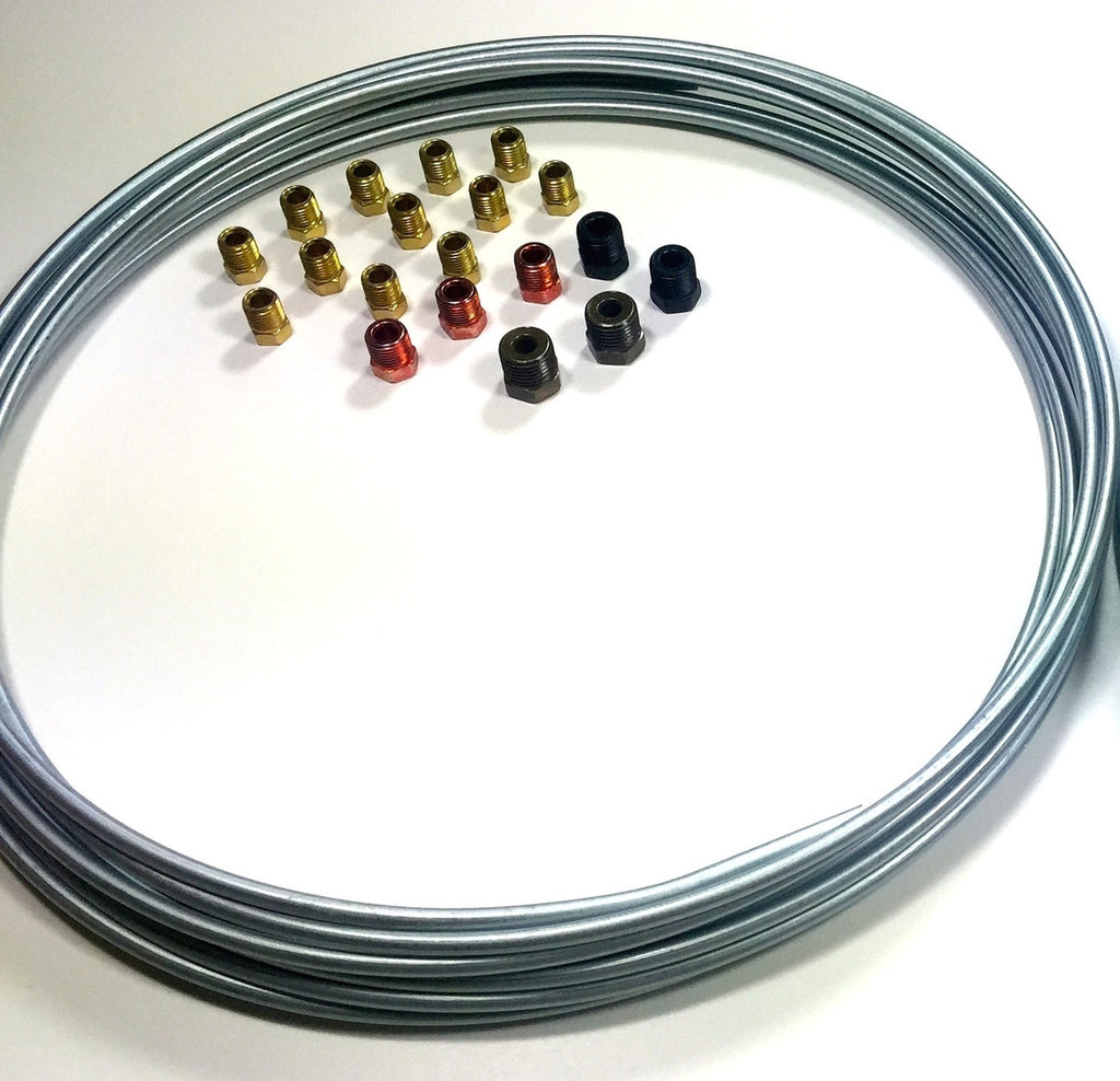 3/16 Brake Line Kit - Steel Roll WITH Fittings – TheStopShopParts