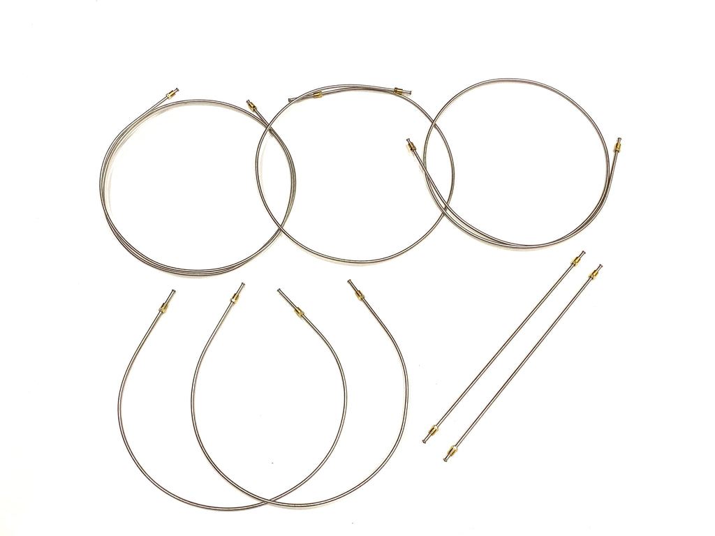 Stainless Steel Brake Line Kit. All Lines Cut To Length And Flared Wit ...